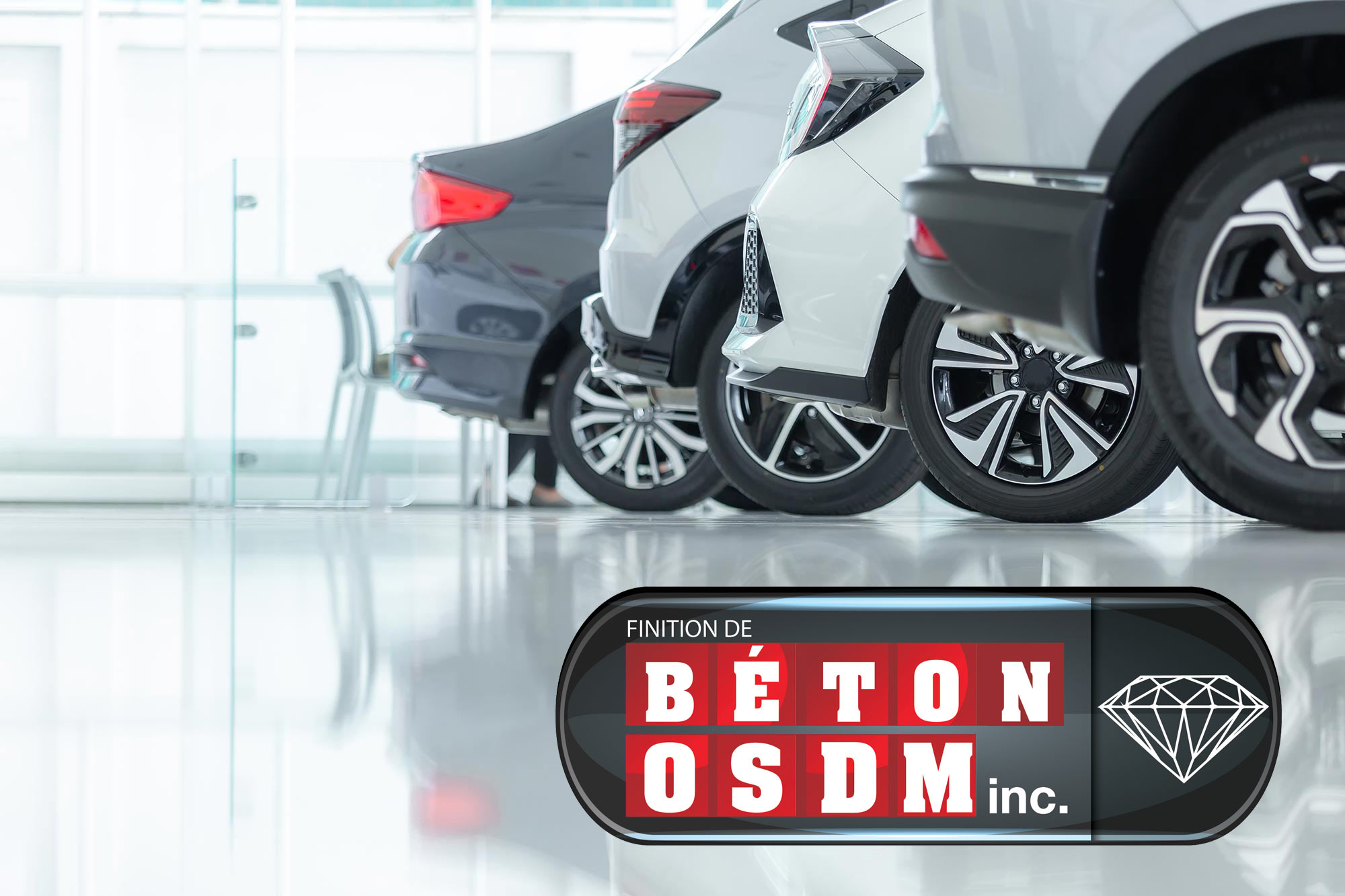 Finition de béton OSDM - Spécialiste de béton, époxy, polissage